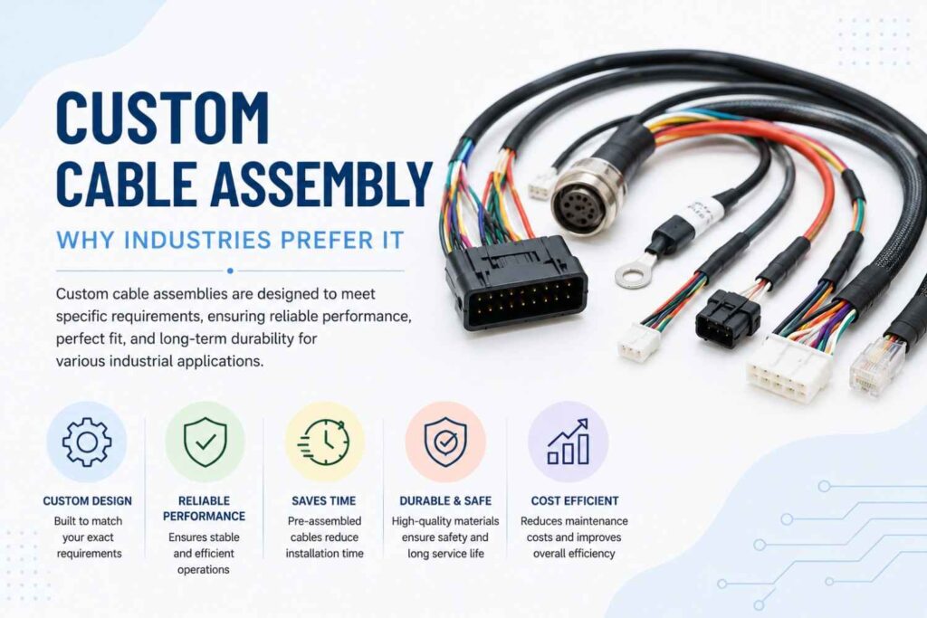 Custom Cable Assembly – Why Industries Prefer It - Sparsh Electronics